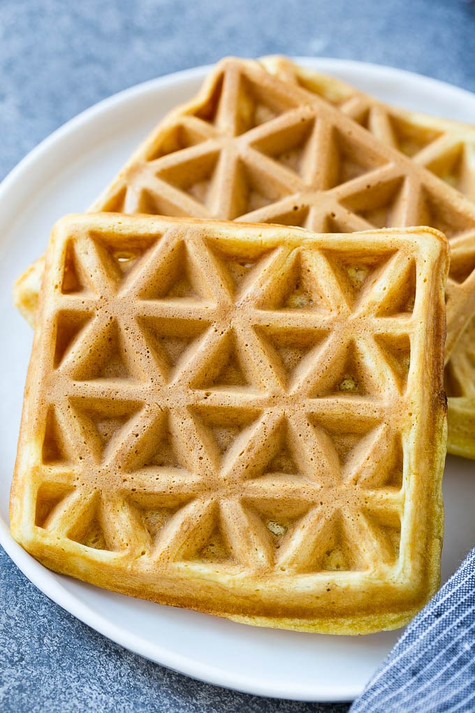 Waffles de fresa 【 Cazuelas Online